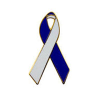 Blue & White Ribbon: High Quality Wristbands – Support Store