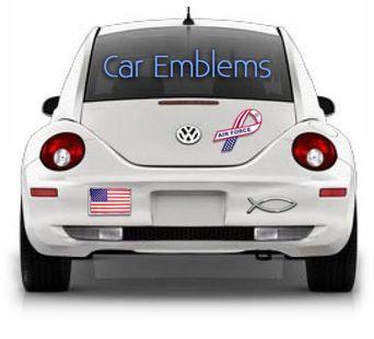 Buy Car Emblems and Car Magnets from our Car Emblems Collection ...
