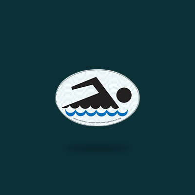 Swimming Car Magnets, Decals and other Distance Milestone Magnets ...