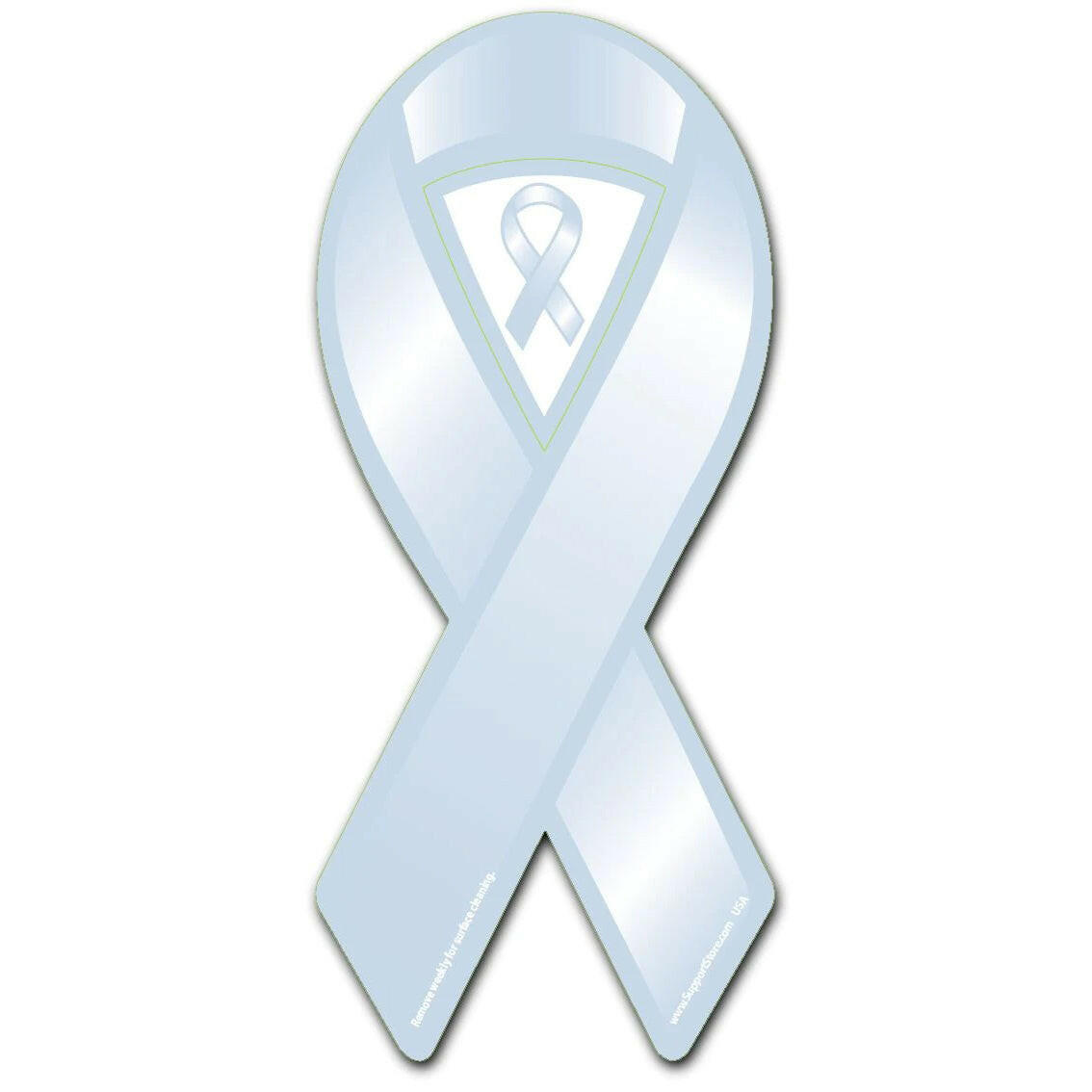 Light Blue Cause Awareness Ribbon Magnet - Order Now – Support Store